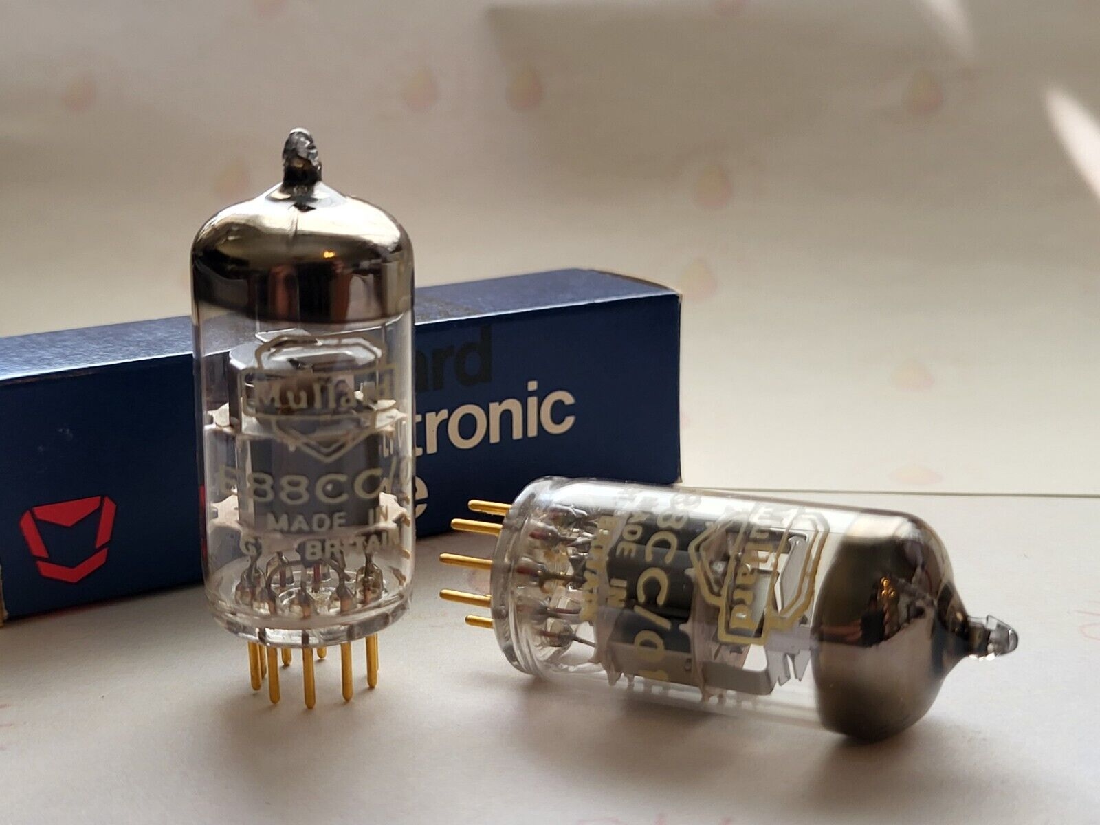 1967 Mullard E88CC/01 = CV2493 Mil. Specs Matched Pair - Blackburn 1967 ...