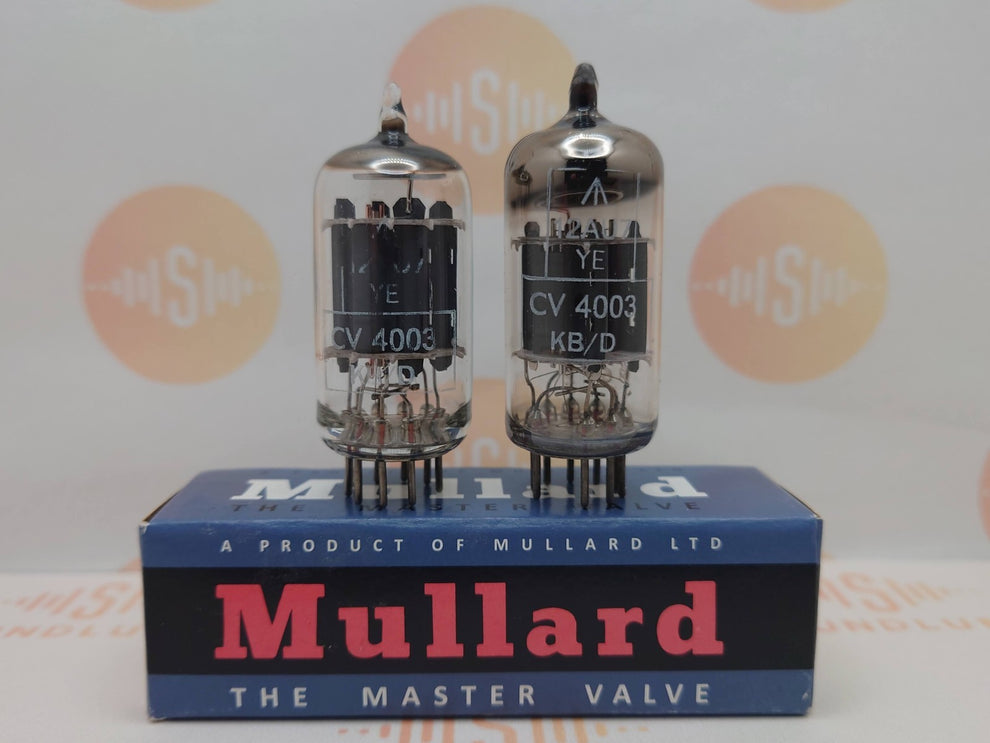 Mullard 6189 CV4003 O-getter Matched Pair - Blackburn 1966 - Same Code ...